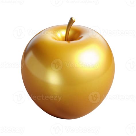 Picturesque Standout Hyper Specific Professional Render Isolated Cutout Of A Single Golden