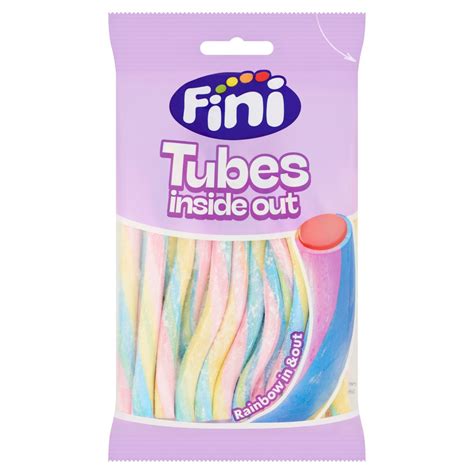 Fini Inside Out Rainbow Fruit Flavoured Candy Tubes Ocado