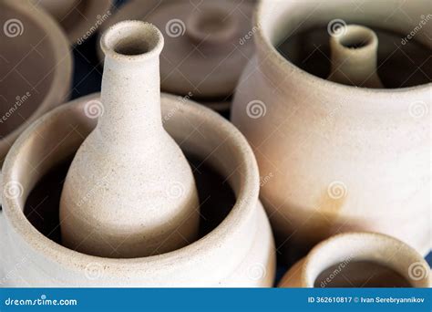 Rustic Ceramic Vase On Wooden Surface Royalty Free Stock Image 324182344