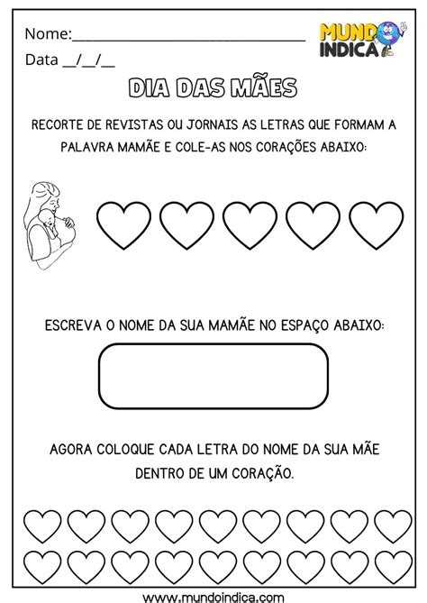 10 Atividades Do Dia Das Mães Para Educação Infantil