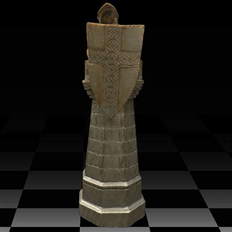 Rook Chess Piece 3d Model By Serks