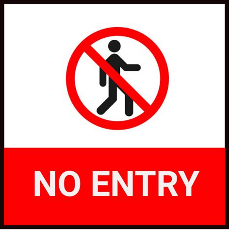 No Entry Template Postermywall