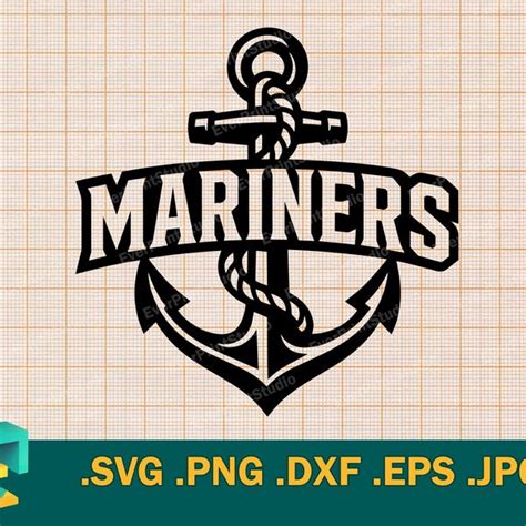 Seattle Mariners Clip Art Etsy
