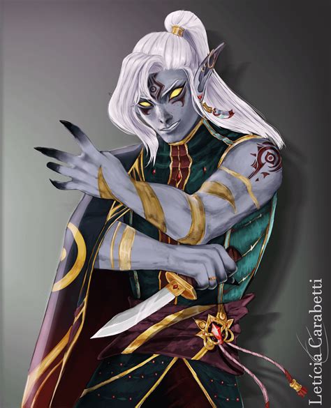 I Drew A Drow Im In Doubt About The Class Any Tips Rdungeonsanddragons