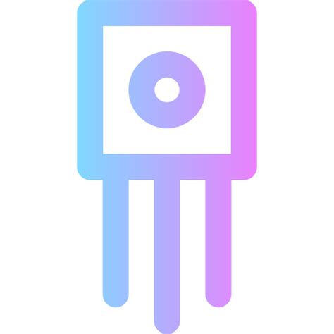 Transistor Super Basic Rounded Gradient Icon