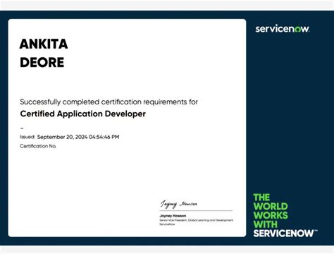 Ankita Deore On Linkedin Certified Application Developer