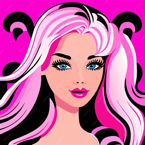 Premium Vector Barbie Vector Illustration