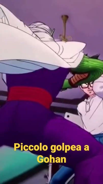Piccolo Golpea A Gohan Youtube