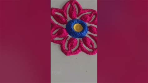 Cute Rangolis Diwali Rangoli Rangoli Youtubeshorts Shorts Youtube