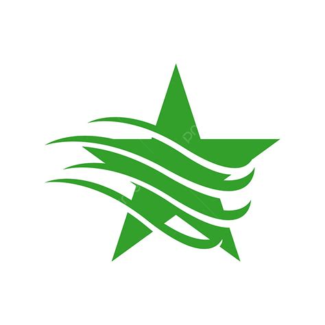 Abstract Shooting Star Logo Vector Icon Decorative And Creative Star