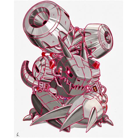 Mugendramon Digimon Drawn By Pakamon Danbooru