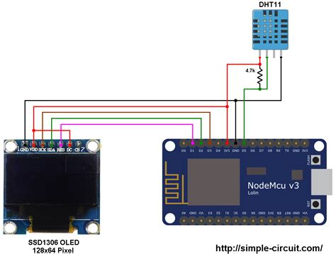 ESP NodeMCU Interfacing With DHT Sensor And SSD