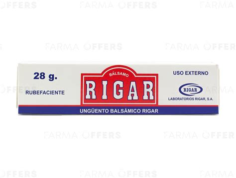Balsamo Rigar Ung 28g Farmaoffers