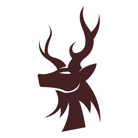 Premium Vector Stag Icon Logo Design Illustration