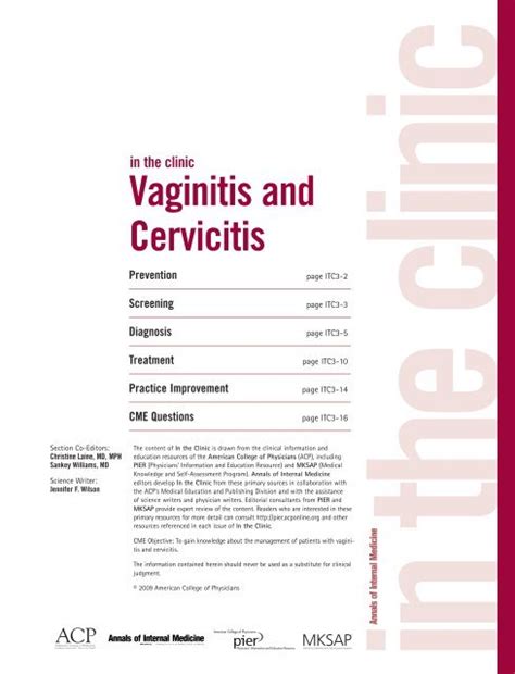 Cervicitis Discharge