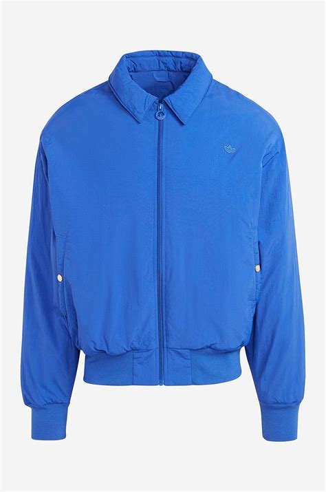 Adidas Originals Jacket Premium Essentials Jacket Mens Blue Color