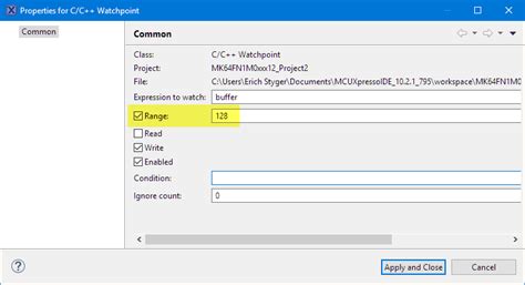 Tutorial Catching Rogue Memory Accesses With Eclipse And Gdb Watchpoints Mcu On Eclipse