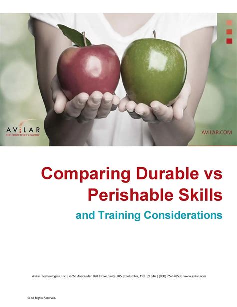 [ebook] Comparing Durable Vs Perishable Skills Training