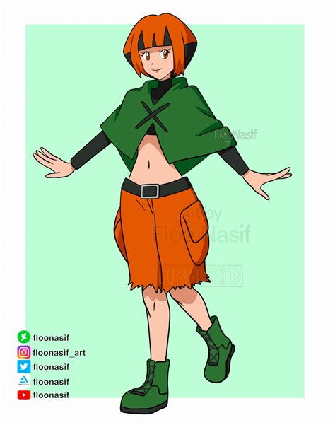 Gardenia Pokemon Commission By Floonasif On Deviantart