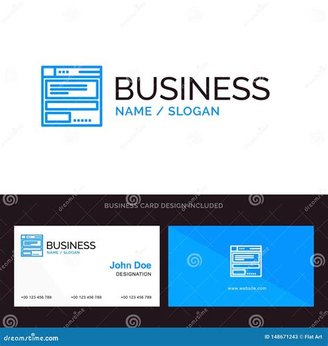 Logo And Business Card Template For File Browser Computing Code