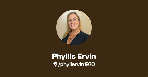 Phyllis Ervin Facebook Tiktok Linktree
