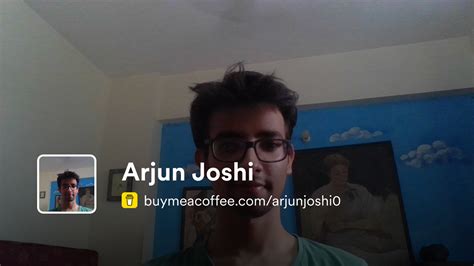Arjun Joshi Buymeacoffee