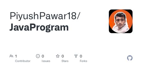 Github Piyushpawar18javaprogram