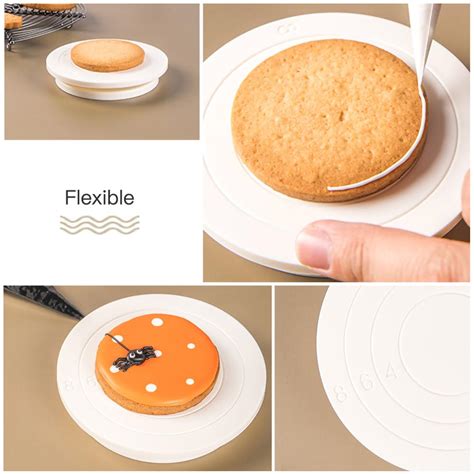 Diy Cake Rotary Table Mini Plastic Fondant Cake Tu Vicedeal