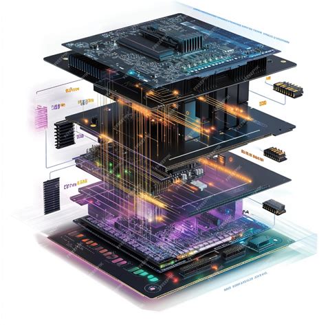 Diagram Showing Motherboard Architecture With Data Paths Between Cpu Ram Gpu And Storage