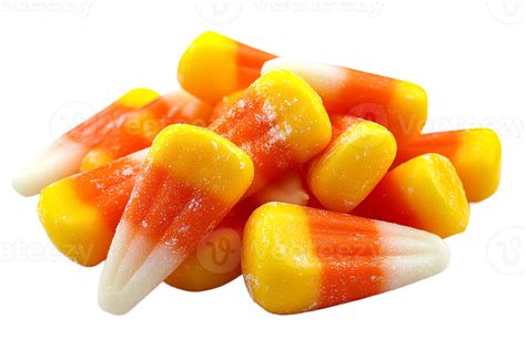 Colorful Candy Corn Stacked For Festive Treats 58029438 Png