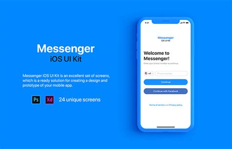 Messenger Ios Ui Kit On Behance Messenger Ios Ui Kit On Behance