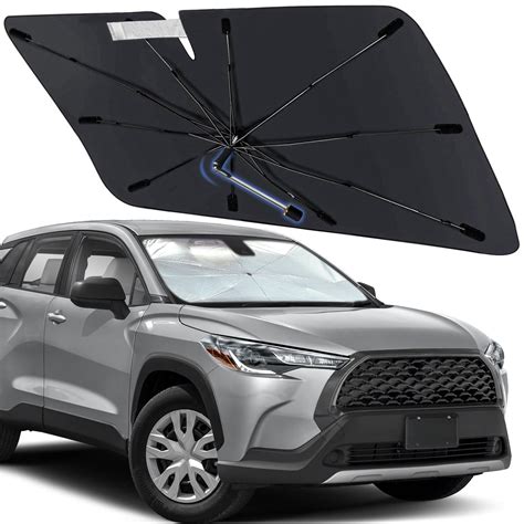 Windshield Sun Shade Umbrella For Toyota Corolla Cross 2022 2026