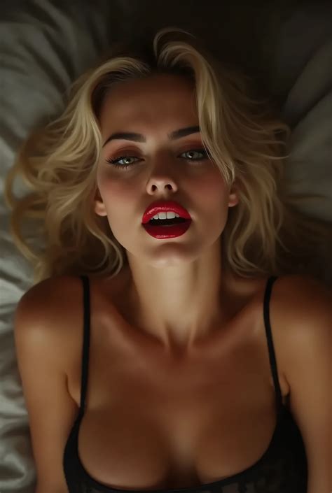 1 Female、european、blonde、super Beautiful、facial Beauty、moans During