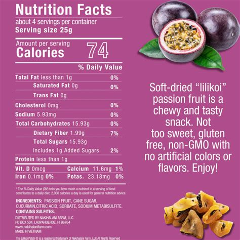 Lilikoi Patch Soft Dried Lilikoi Passion Fruit Tastes Of Aloha