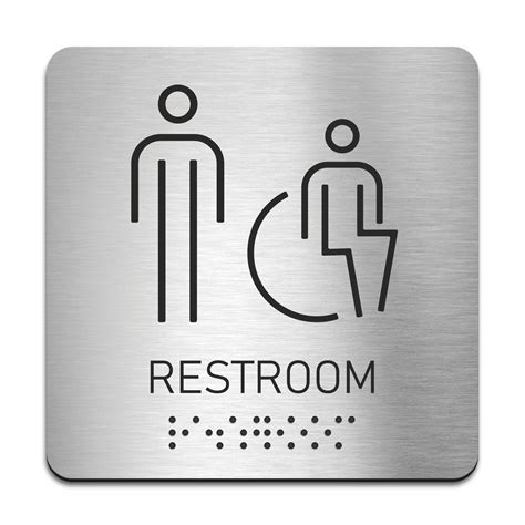 Ada Sign Men Hpd Signs Men Restroom Sign Hpd Signs The Official