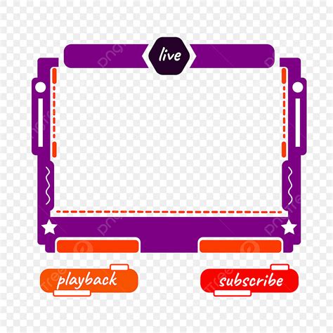 실시간 스트림 오버레이 템플릿 카메라 일러스트 프레임 일러스트 경련 덮어쓰기 흐름 Png 일러스트 및 벡터 에 대한 무료 다운로드 Pngtree