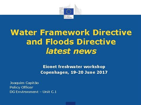 Water Framework Directive And Floods Directive Latest News