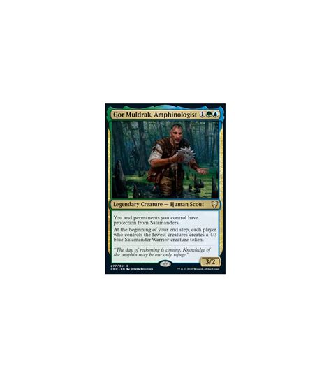 Gor Muldrak Amphinologist Leyendas De Commander Extras Gor Muldrak