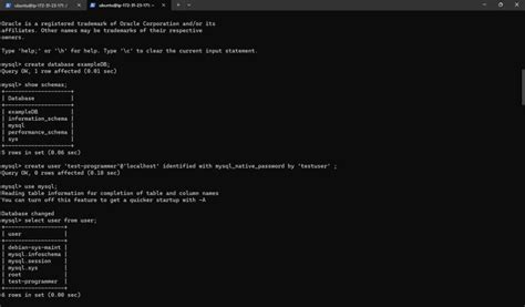 Successfully Setup And Configured Mysql Database Onto My Aws Ec2 Instance Ubuntu Server