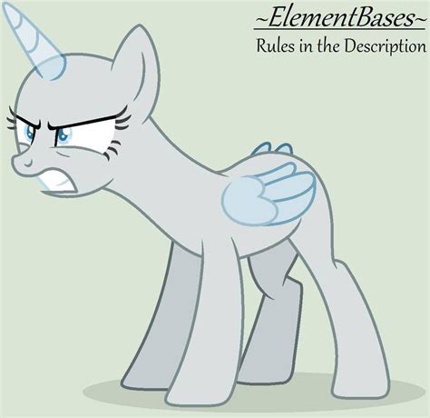 Mlp Angry Unicorn Base