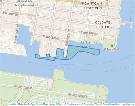 Morris Canal Peninsula Park In Jersey City Map And Routes