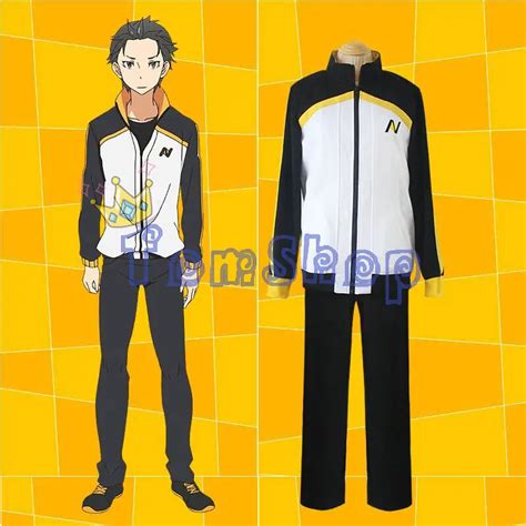 Re Zero Kara Hajimeru Isekai Seikatsu Subaru Natsuki Cosplay Costume