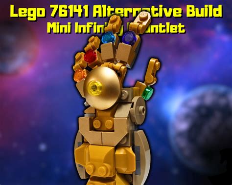 Lego Moc Mini Infinity Gauntlet By Noob Builds Lego Rebrickable Build With Lego