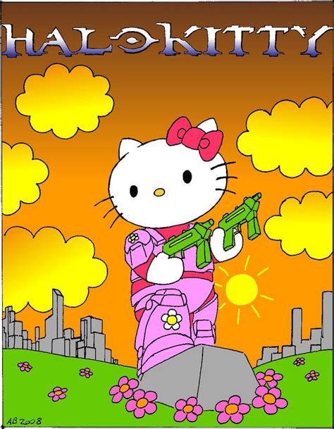 Halo Kitty By Theatrecat On Deviantart