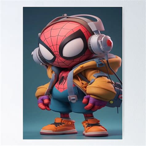Spiderman Chibi Tegneserie Spider Man Into The Spiderverse Chibis By