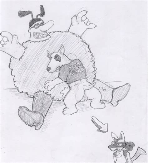 Rule 34 Blue Meanie Budweiser Lucario Male Only Mascot Pokemon Spuds Mackenzie Yellow