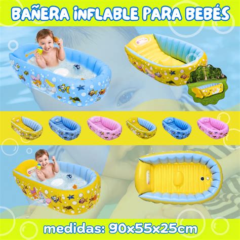 BaÑera Inflable PortÁtil Para BebÉs Novedisimos