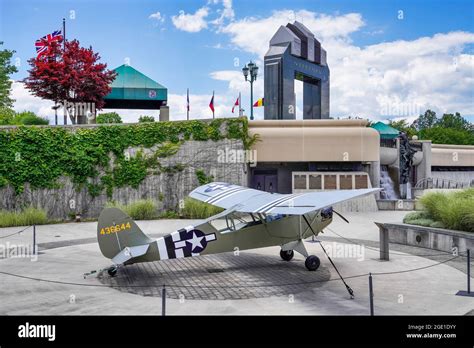 A Restored L 3 “grasshopper” Plane In The Maurice T Lawhorne Circle