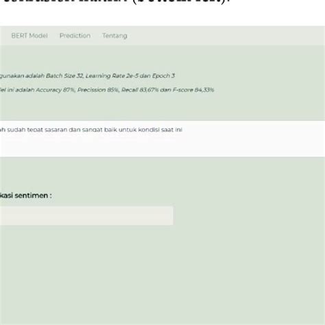 Implementation Of The Bert Model In Applications Which Is Presented In Download Scientific