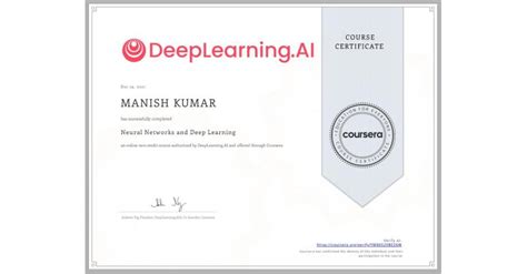 Manish Kumar On Linkedin Neural Networks And Deep Learning
